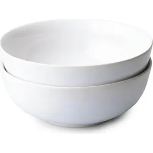 FABLE The Ramen Set Of 2 Bowls - Pearl White