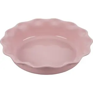 LE CREUSET 9-inch Heritage Stoneware Pie Dish - Chiffon Pink