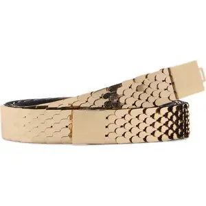 Mango Metal Scale Belt - Gold