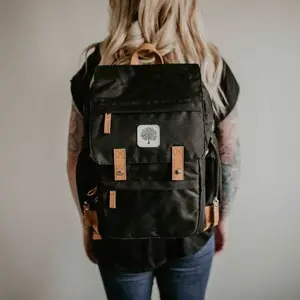PARKER BABY CO. Birch Diaper Backpack - Black