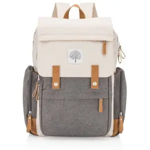 PARKER BABY CO. Birch Diaper Backpack - Cream