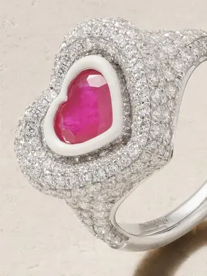 KAMYEN Manaal 2.0 Heart Ring - Pink