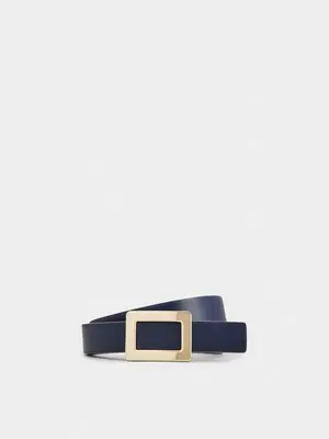ROGER VIVIER Belle Vivier Belt In Leather
