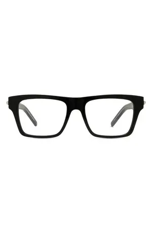 Givenchy Gv One Rectangular Eyeglasses - Shiny Black
