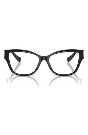 Versace Versace 52mm Pillow Eyeglasses Black