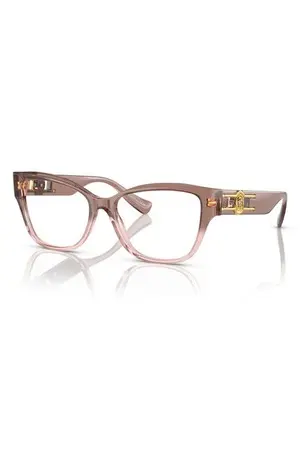 Versace 52mm Pillow Eyeglasses - Pink