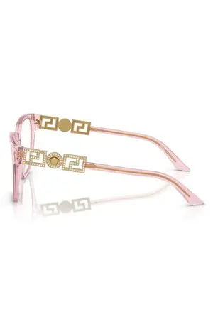 Versace 54mm Cat Eye Optical Glasses