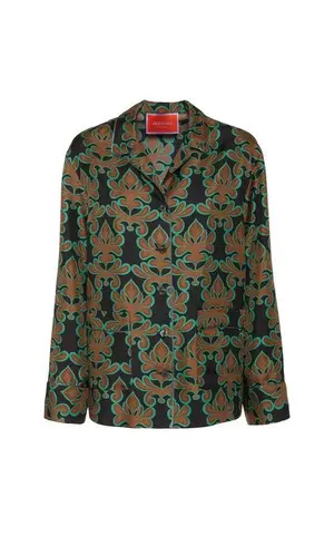 La DoubleJ Pajama Shirt Herald - Black