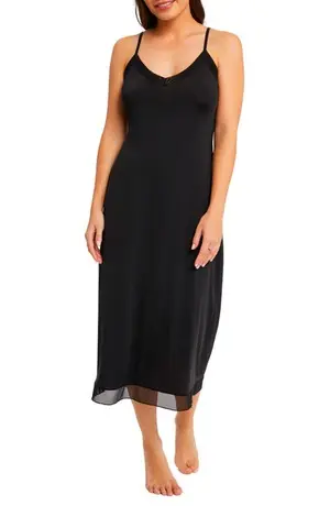 MONTELLE INTIMATES Maxi Slip - Black