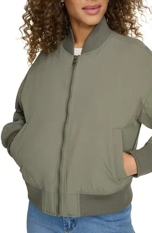 LEVI'S Relaxed Bomber Jacket - Sage