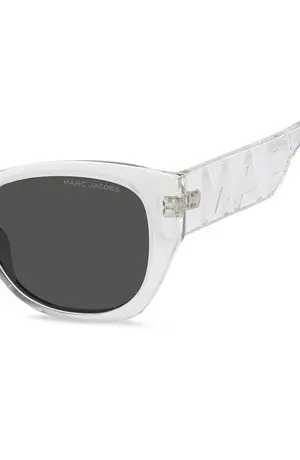 Marc Jacobs 54mm Gradient Cat Eye Sunglasses - Crystal/ Grey