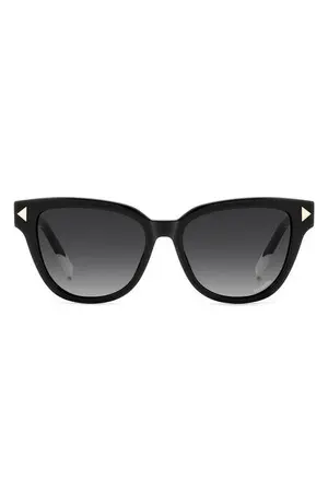 Missoni 53mm Cat Eye Sunglasses - Black/ Dark Grey