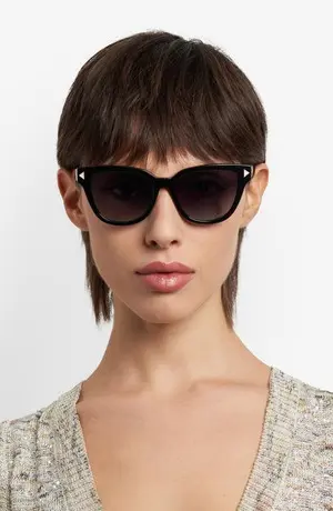 Missoni 53mm Cat Eye Sunglasses - Black/ Dark Grey