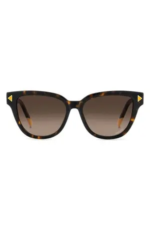Missoni 53mm Cat Eye Sunglasses - Havana/ Brown