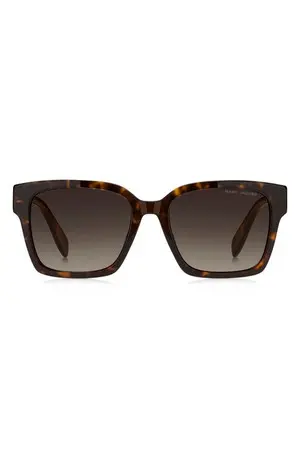 Marc Jacobs 53mm Gradient Square Sunglasses - Havana/ Brown Sf