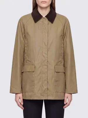TOTEME Toteme Organic Cotton Short Jacket With Velvet Collar Beige