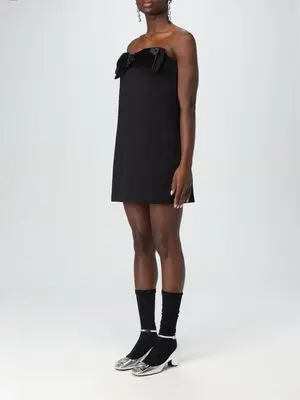 SELF-PORTRAIT Embellished Bow Mini Dress