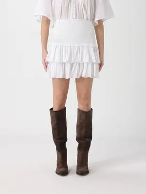 Isabel Marant Tiered Mini Skirt - White