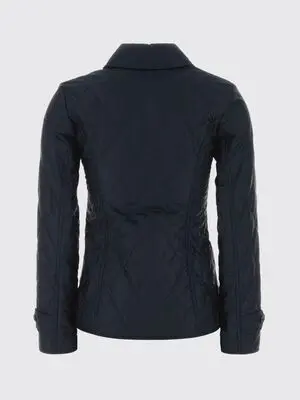 Burberry Quilted Polyester Down Jacket - Blue