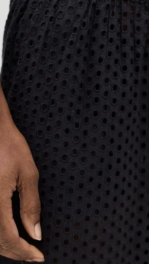 Solid & Striped The Delaney Wide Leg Eyelet Pants