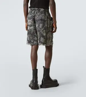 Rick Owens Lido Silk Shorts