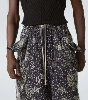 Rick Owens Lido Silk Shorts