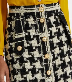 Valentino Garavani Wool-blend Tweed Miniskirt