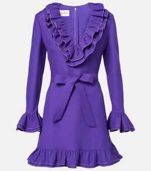 Purple Crepe Dresses