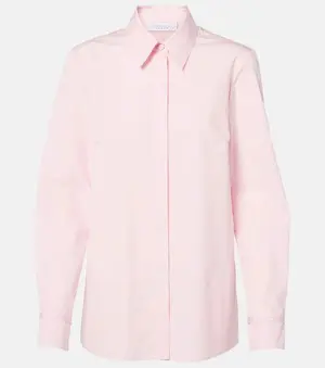 Gabriela Hearst Gabriela Hearst Cruz Cotton Shirt Purple