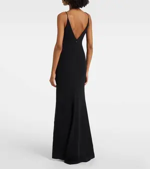 Elie Saab Embellished Bow-detail Gown - Black