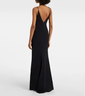 Elie Saab Embellished Bow-detail Gown