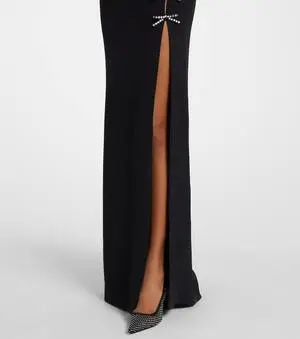 Elie Saab Embellished Bow-detail Gown