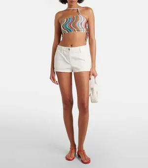 Missoni Zig Zag Lamé Crop Top