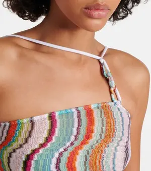 Missoni Zig Zag Lamé Crop Top
