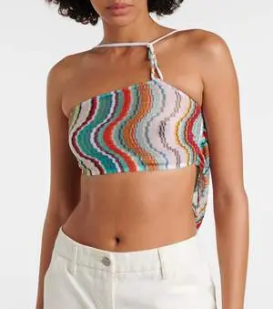 Missoni Zig Zag Lamé Crop Top