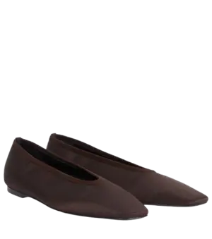 TOTEME Satin Ballet Flats