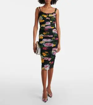 Dolce & Gabbana Lollo Embellished Floral Pumps - Black