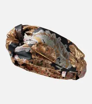 Valentino Garavani Jacquard Lamé Headband - Multicoloured