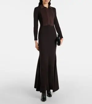 TOM FORD Wool-blend Turtleneck Dress