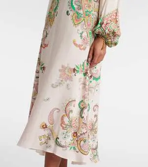 Etro Printed Midi Dress - Multicoloured