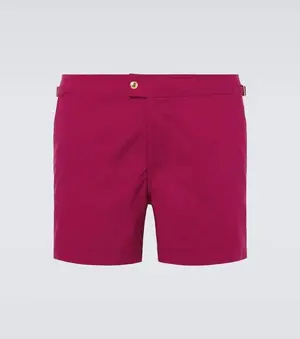 TOM FORD Technical Poplin Swim Shorts