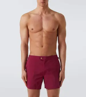 TOM FORD Technical Poplin Swim Shorts
