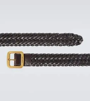 TOM FORD Woven Leather Belt