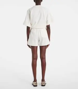 Brunello Cucinelli Cotton Shorts - White