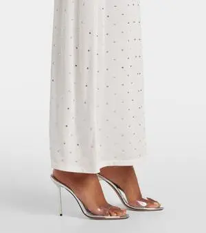 Rabanne Bridal Crystal-embellished Maxi Dress - White