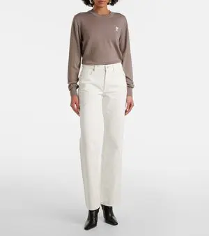 7 For All Mankind Tess Straight-leg Pants