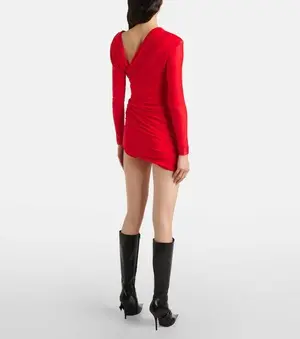 Balenciaga Ruched Mini Dress
