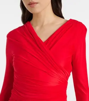 Balenciaga Ruched Mini Dress