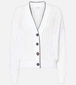 Brunello Cucinelli Drop Shoulder Cardigans For Women