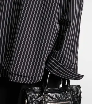 Balenciaga Flatground Striped Cotton Shirt
